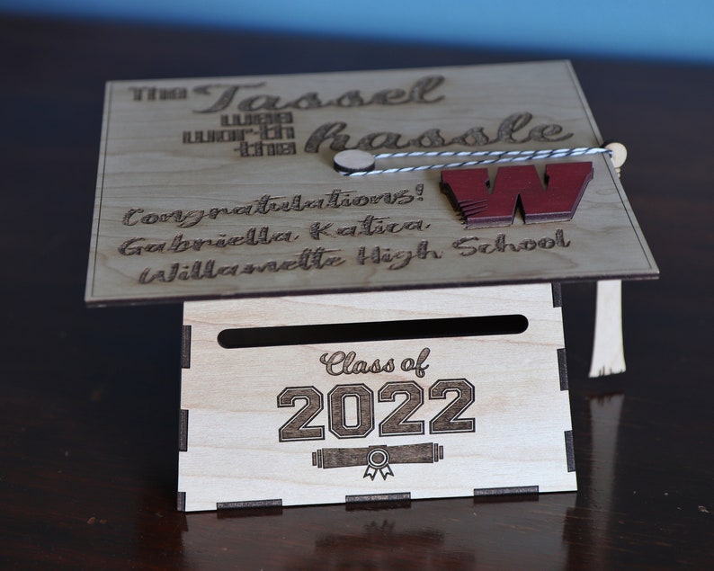 Graduation Cap Gift Box SVG Laser Cutting File - Etsy