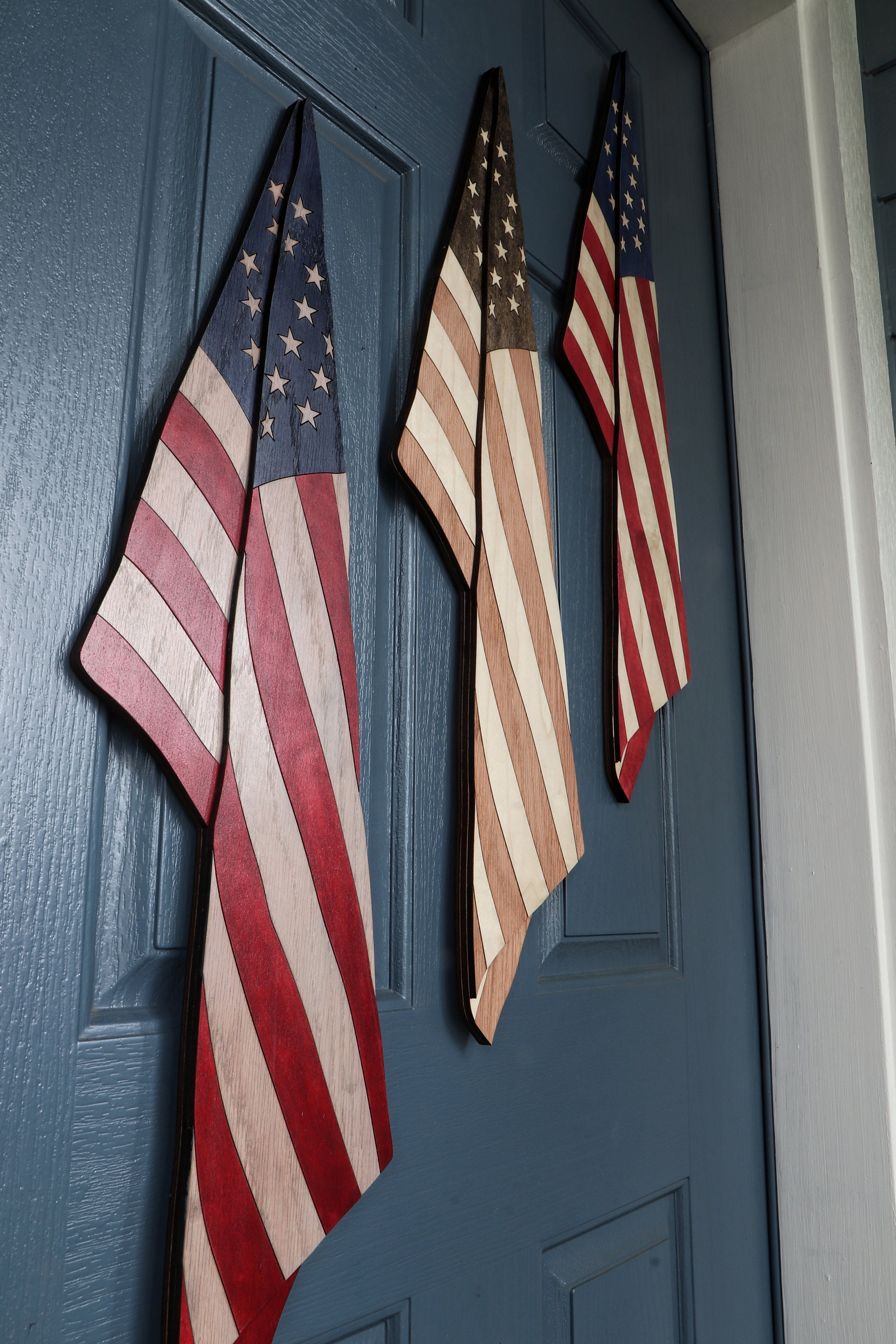 Hanging Flag Draped Flag SVG Laser Cutting File - Etsy