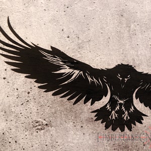 Eagle, Raven, Swooping Bird, DXF, SVG, Cutting Machine File - Etsy