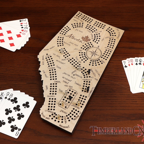 Alberta Cribbage Svg - Etsy