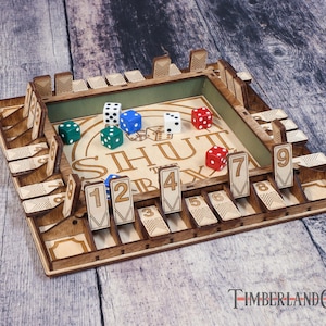 Shut the Box, Canoga, SVG, Laser Cutting File - Etsy