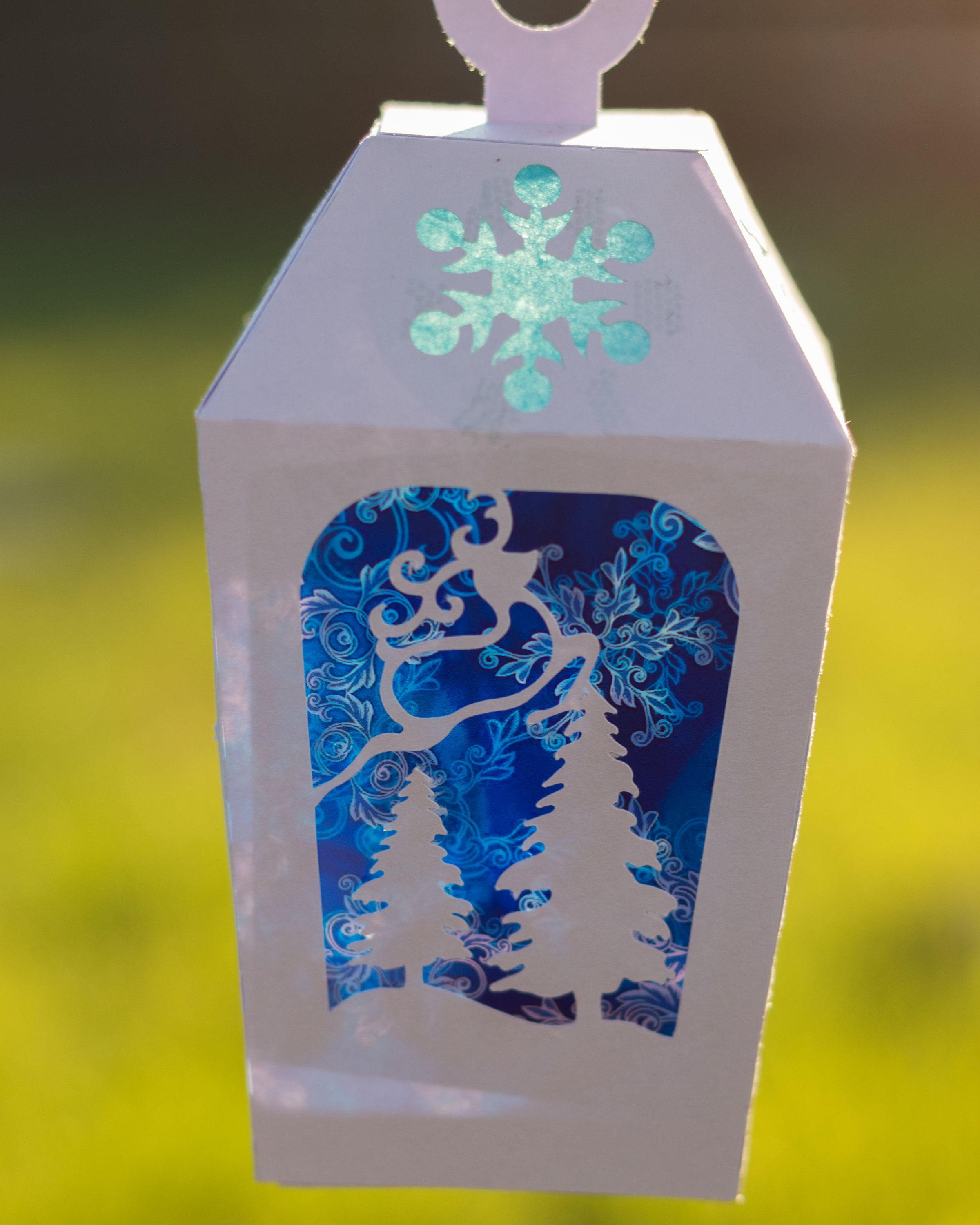 Snowman Christmas Paper Lantern SVG DXF (digital Download) - Etsy