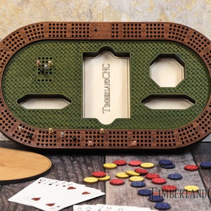 Cribbage Board, Poker Themed, With Storage, SVG, Laser Cutting File - Etsy