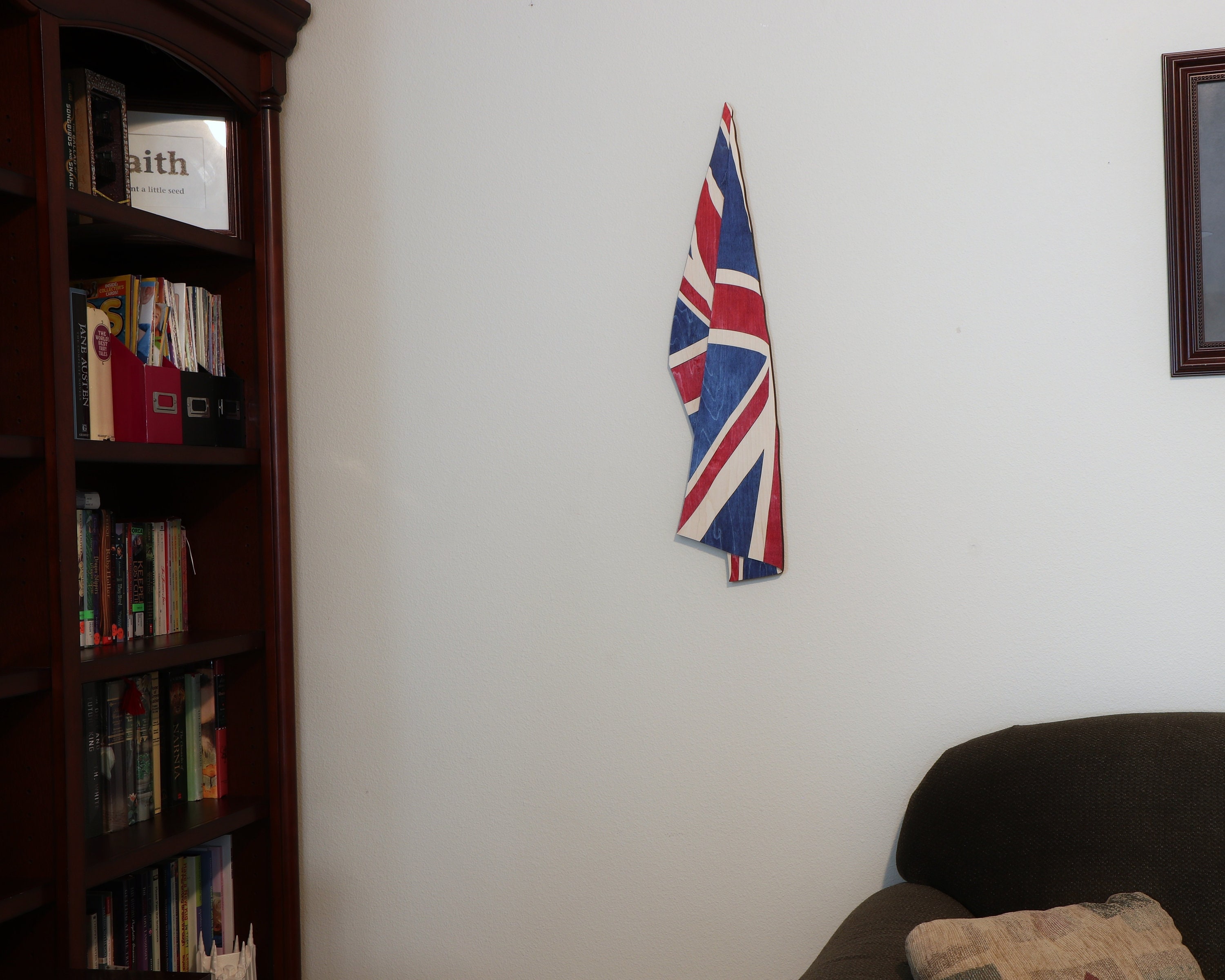 Hanging Union Jack, United Kingdom Draped Flag, SVG, Laser Cutting File ...