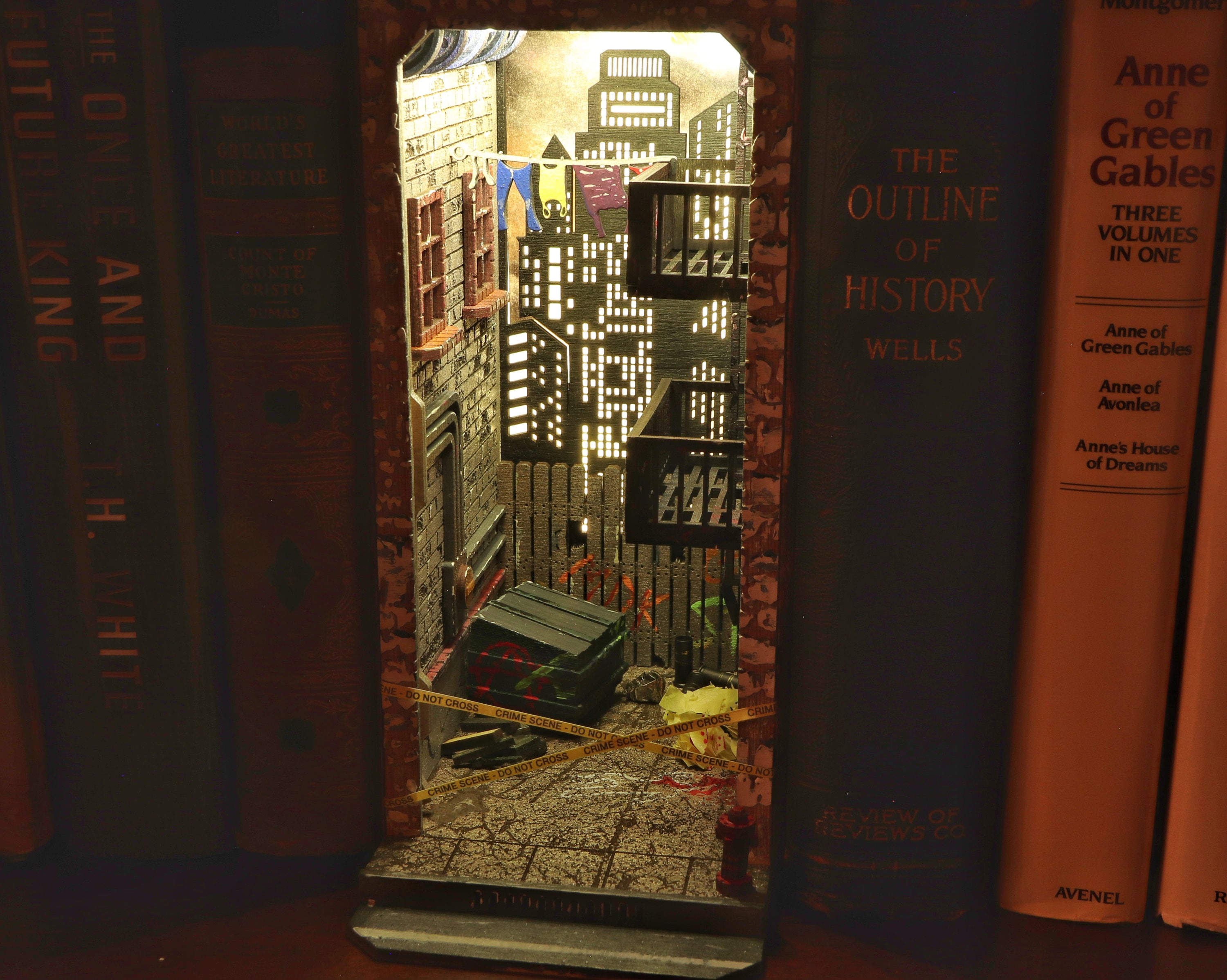 Crime Scene Book Nook SVG. Laser Cutting File. Digital Download. - Etsy