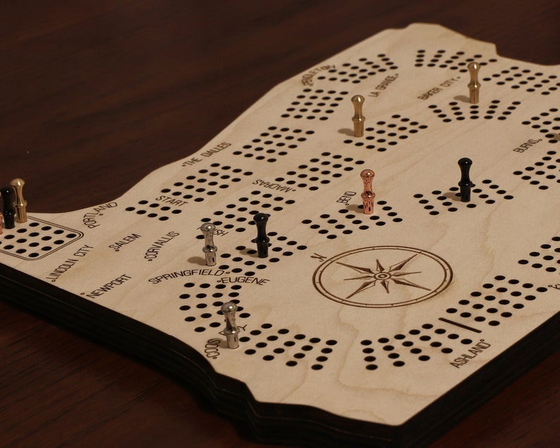 Oregon Cribbage Pattern SVG Laser/cnc Cutting File - Etsy
