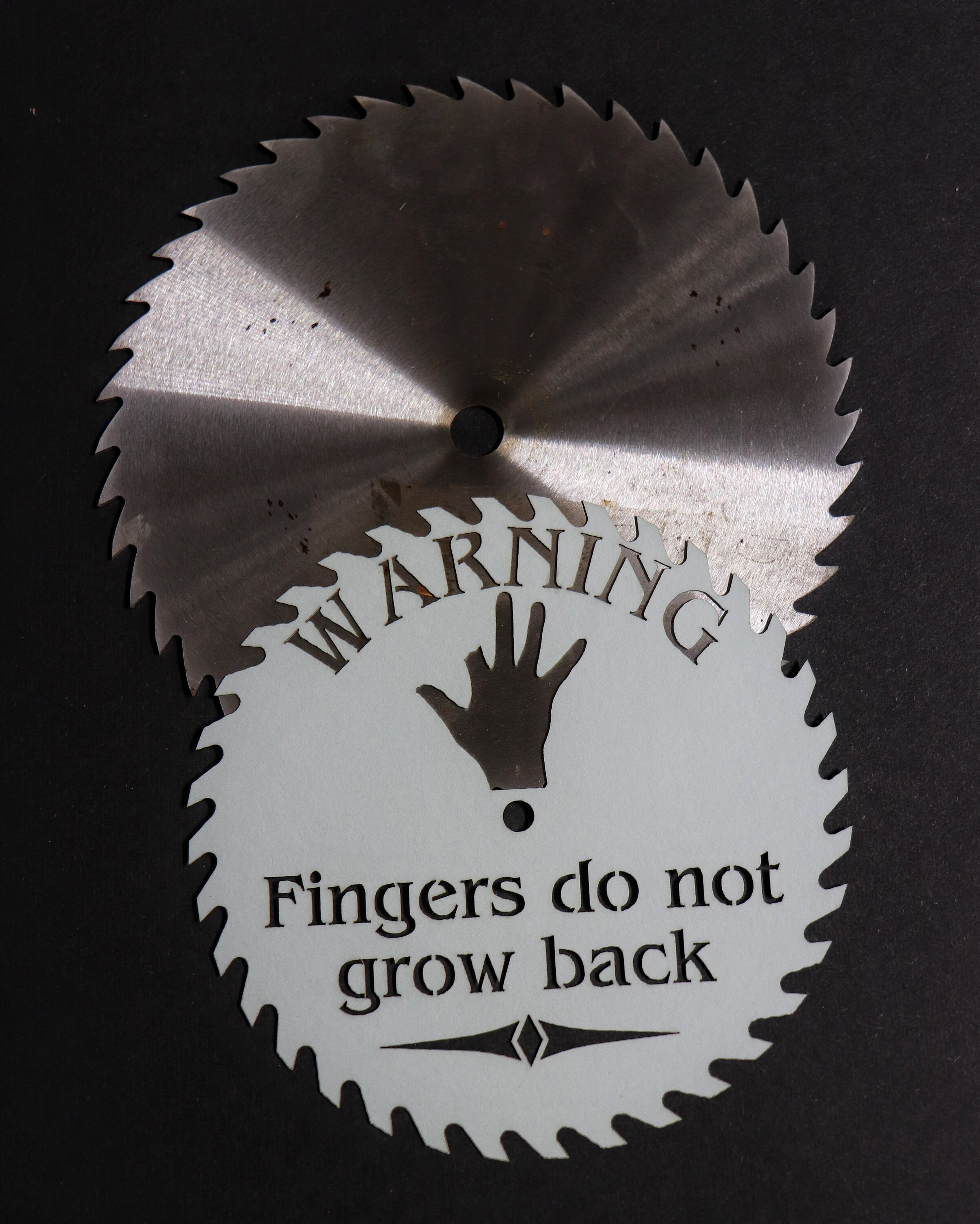 Fingers Do Not Grow Back, Saw Blade, Funny Shop Sign, SVG Cutting File ...