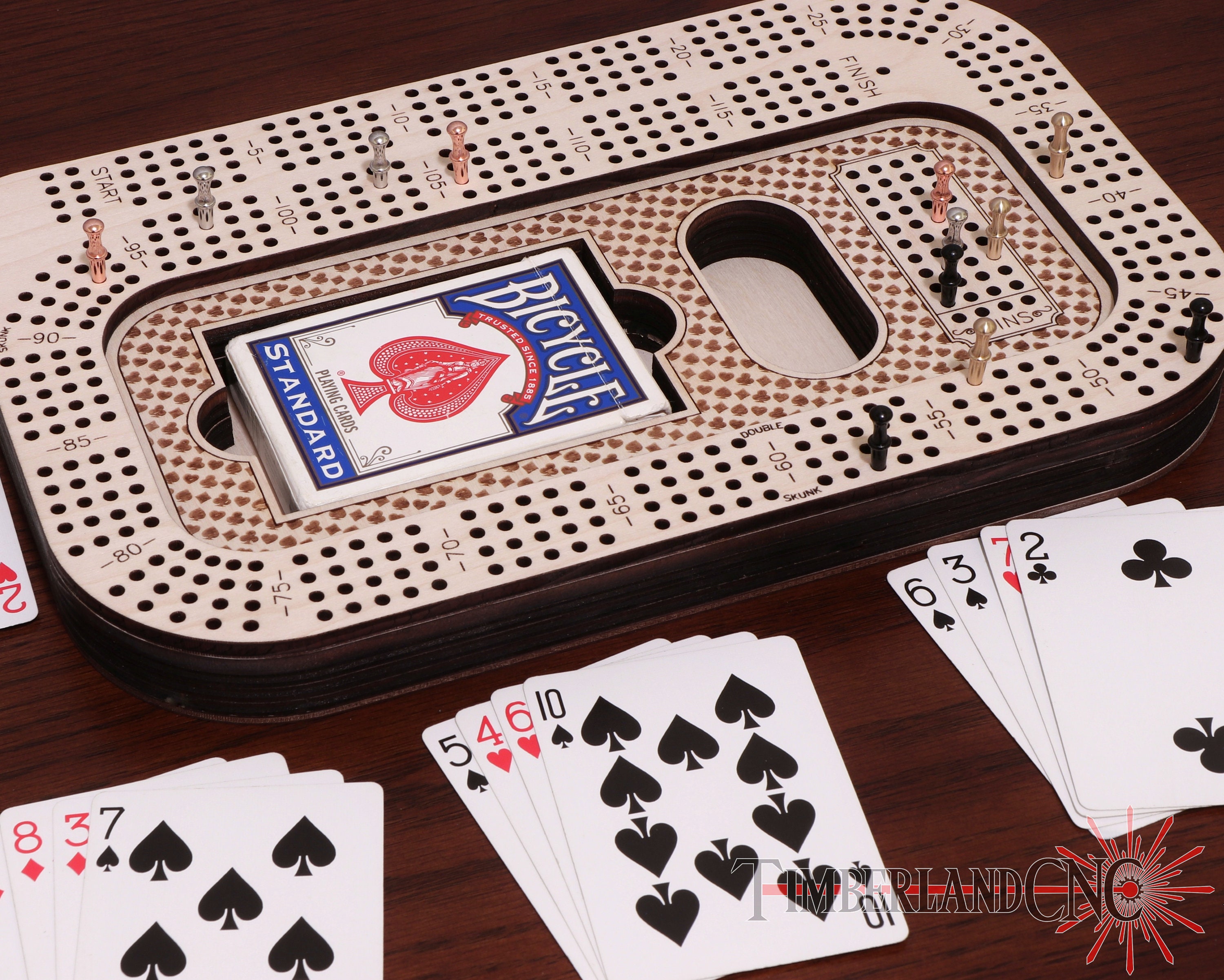 Cribbage Board With Storage SVG Laser Cutting File - Etsy Canada