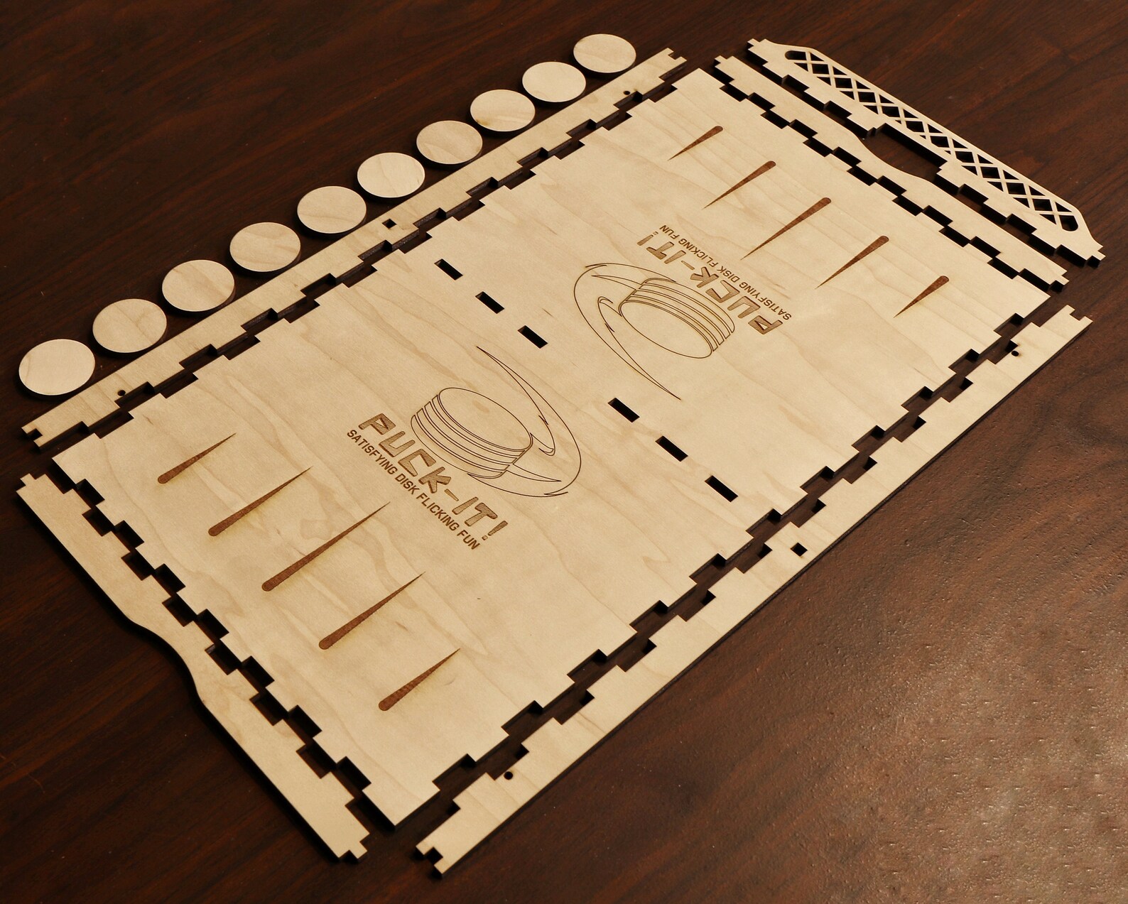 Finger Hockey Sling Puck Game SVG DXF Laser Cutting File - Etsy