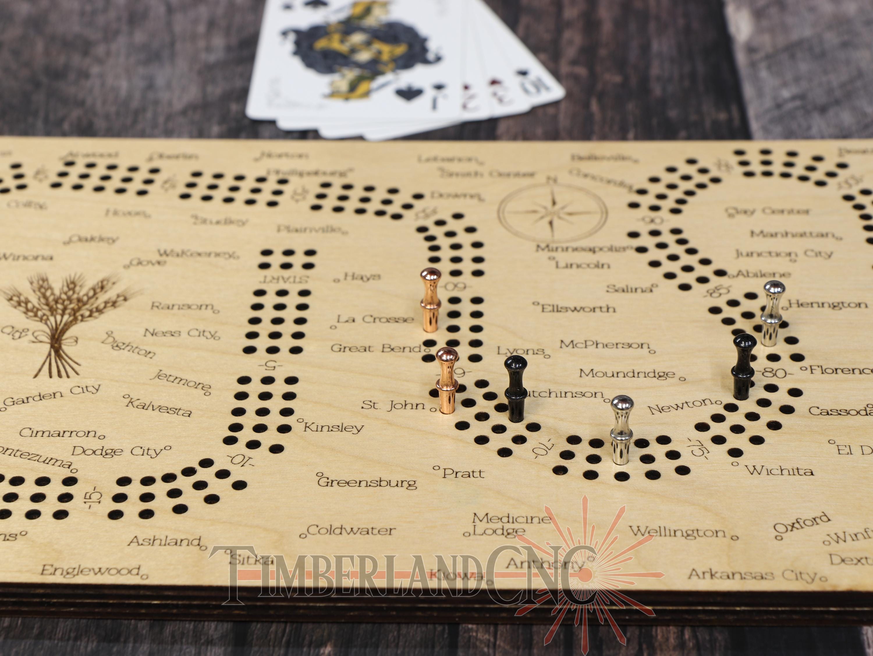Kansas Cribbage Pattern, SVG, Laser/cnc Cutting File - Etsy