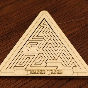 Triangle Puzzle, Tangle, Jigsaw Puzzle, SVG, Laser Cutting File - Etsy