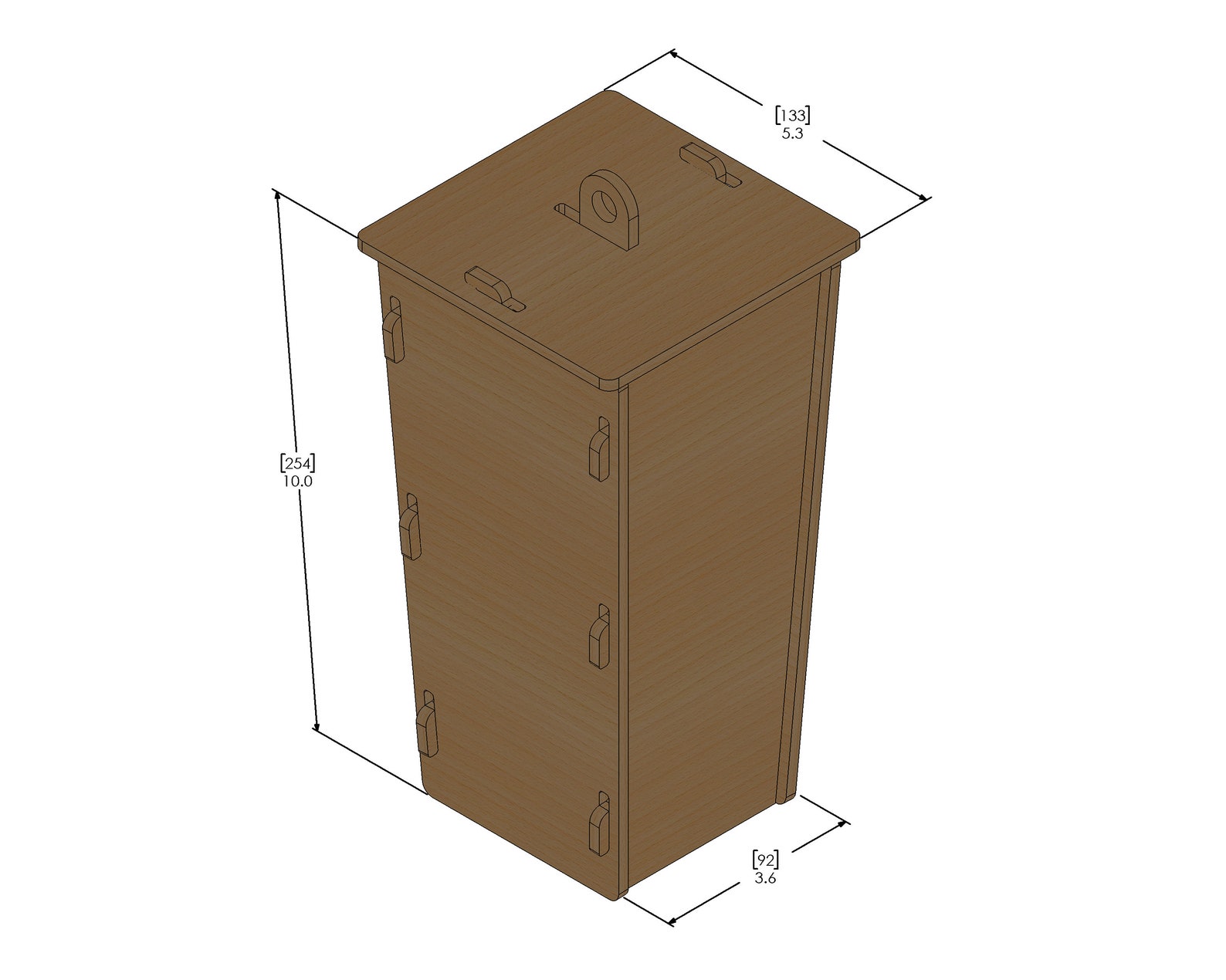 Slot-together Lantern, Alternate Sizes, SVG, CNC Router & Laser Cutting ...