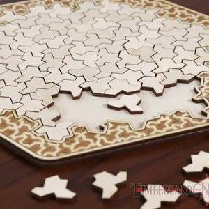 Monotile Puzzle, Aperiodic, Einstein, Jigsaw, SVG, Laser Cutting File ...