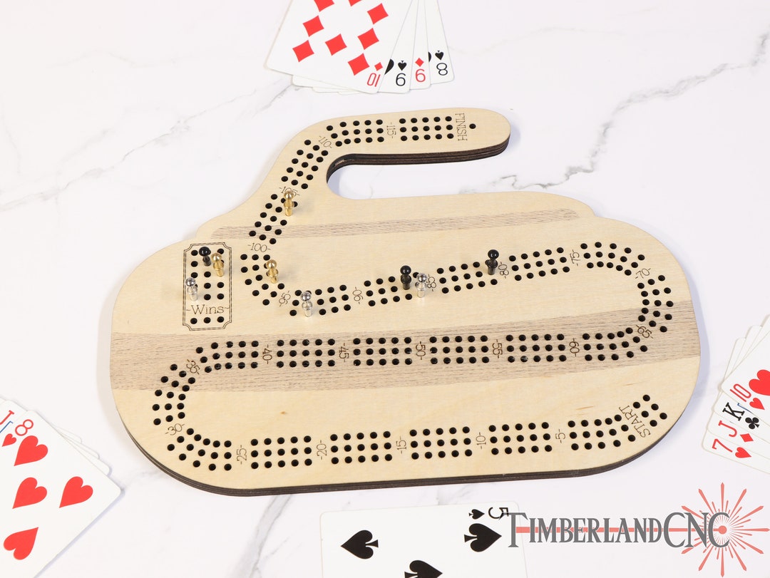 Curling Stone Cribbage Pattern, SVG, Laser/cnc Cutting File - Etsy