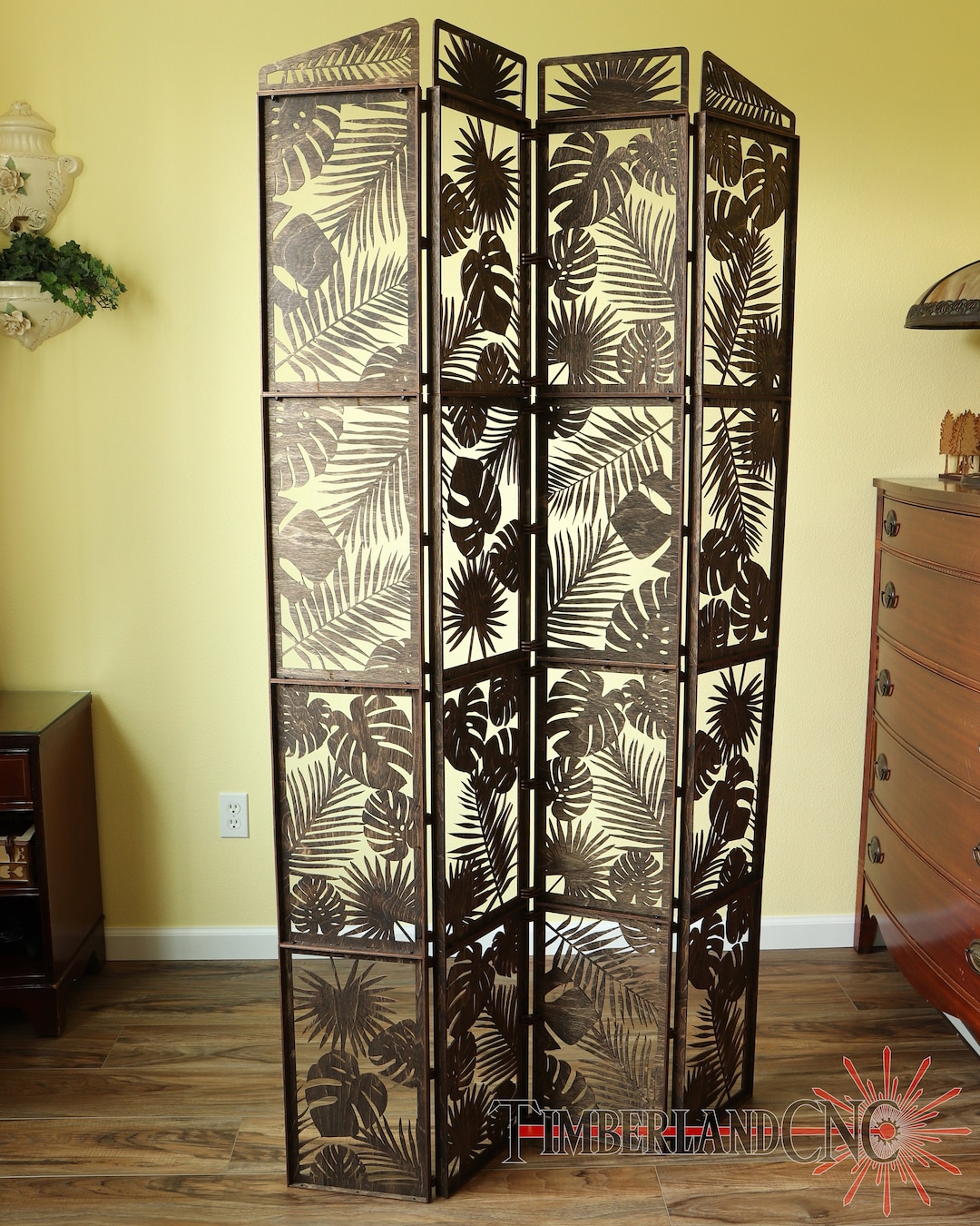 Folding Room Divider Screen, Decorative Panel, SVG, Laser Cutting File ...