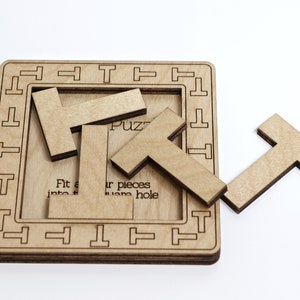 Four-t Puzzle, Jigsaw, SVG, Laser Cutting File - Etsy