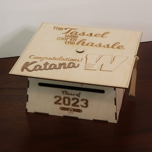 Graduation Cap Gift Box, SVG, Laser Cutting File - Etsy