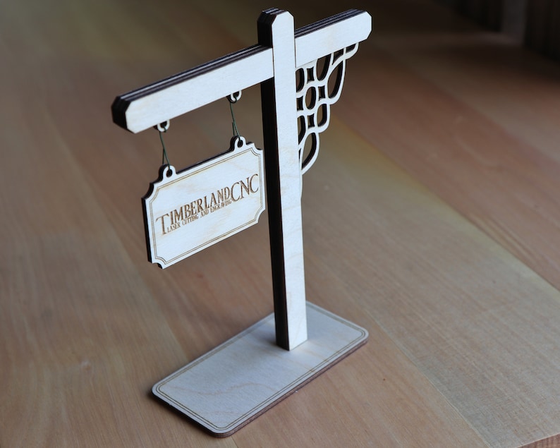 Mini Sign Post SVG Laser Cutting File - Etsy