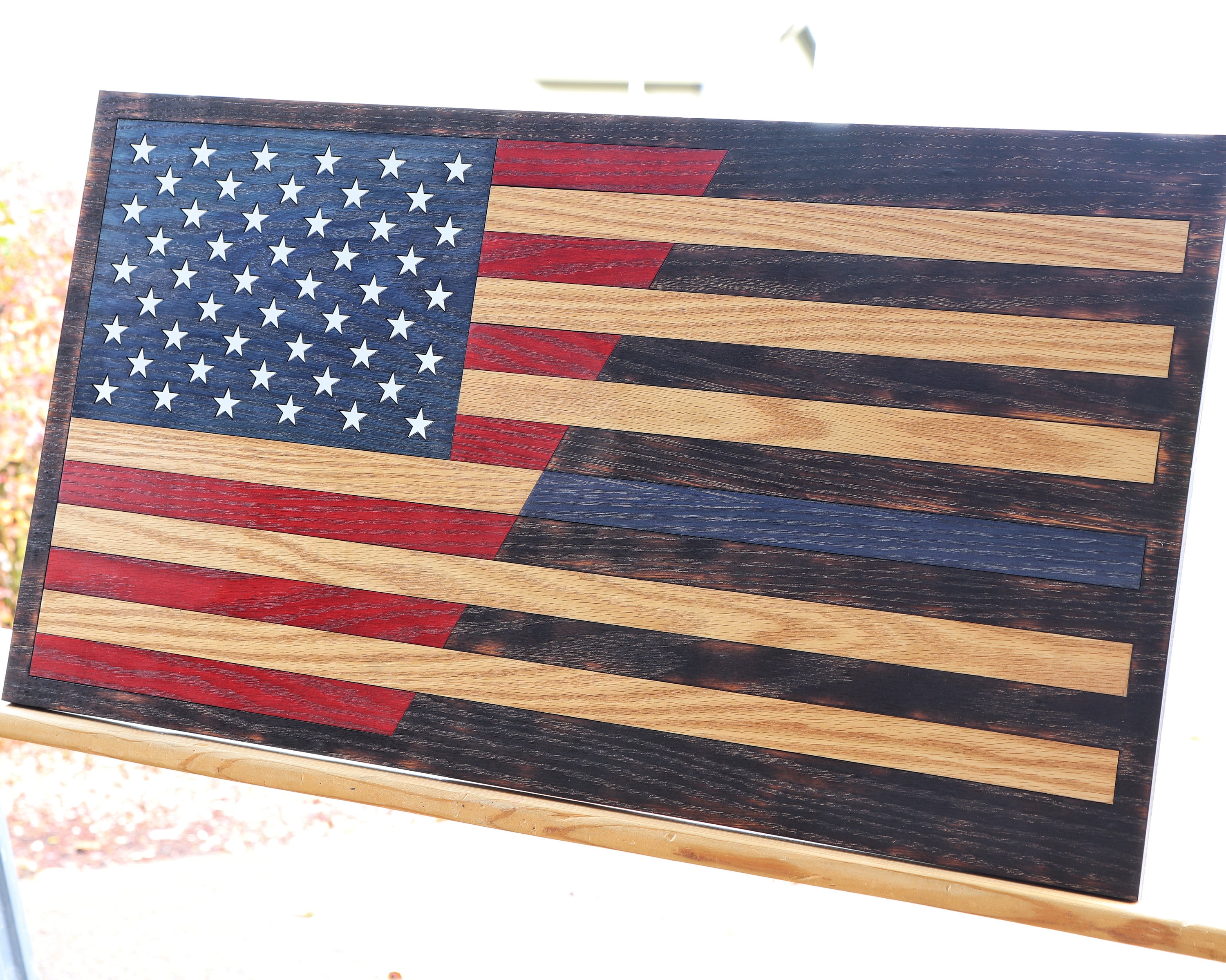 Split-line Framed US Flag SVG Laser Cutting File - Etsy