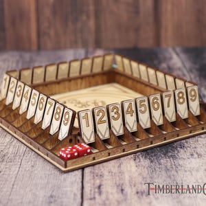 Shut the Box, Canoga, SVG, Laser Cutting File - Etsy