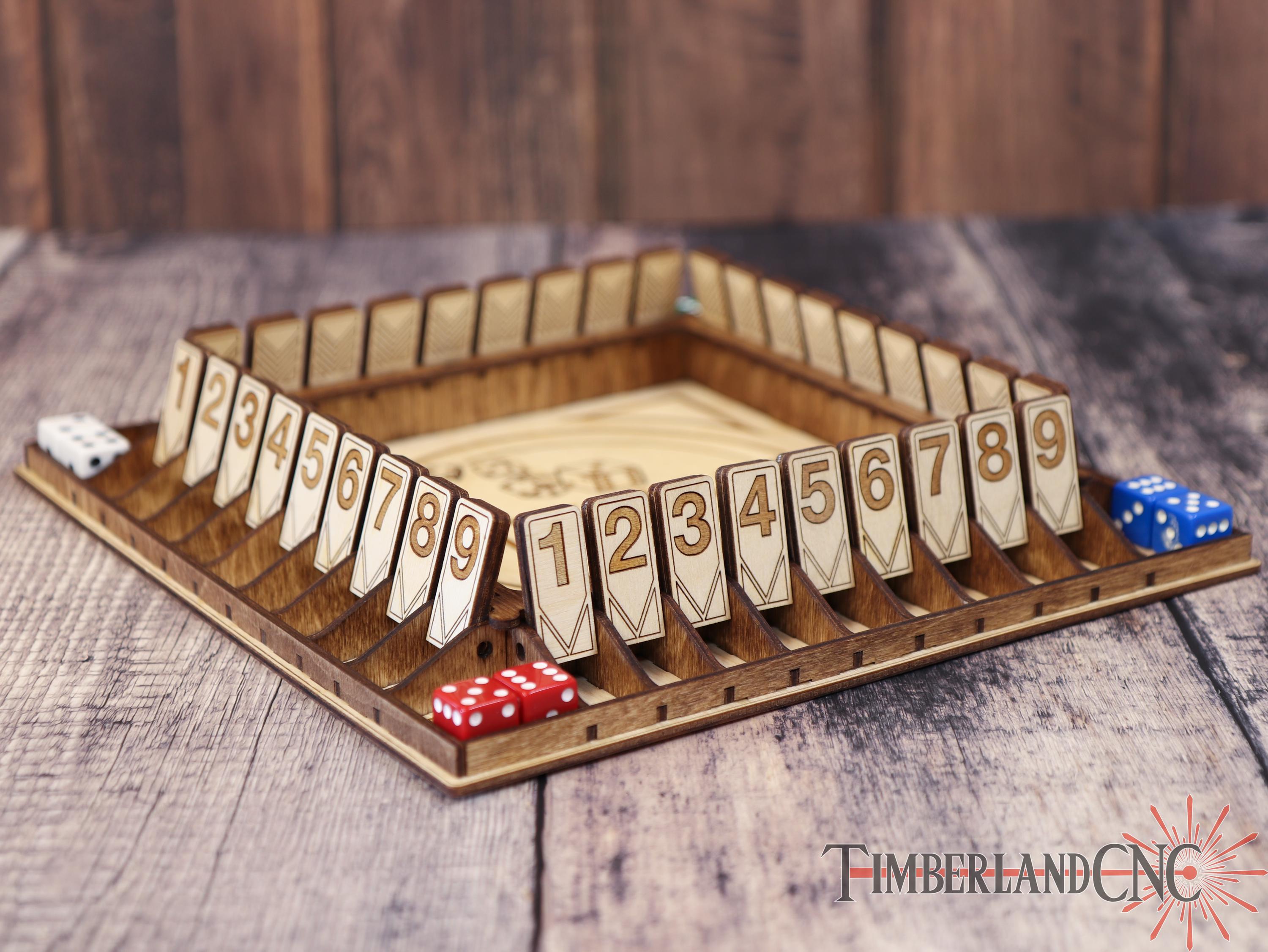 Shut the Box, Canoga, SVG, Laser Cutting File - Etsy