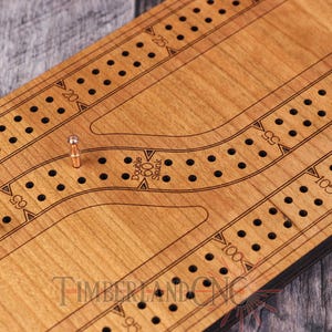 Large Cribbage Board for Visual or Grip Impaired, SVG, Laser Cutting ...