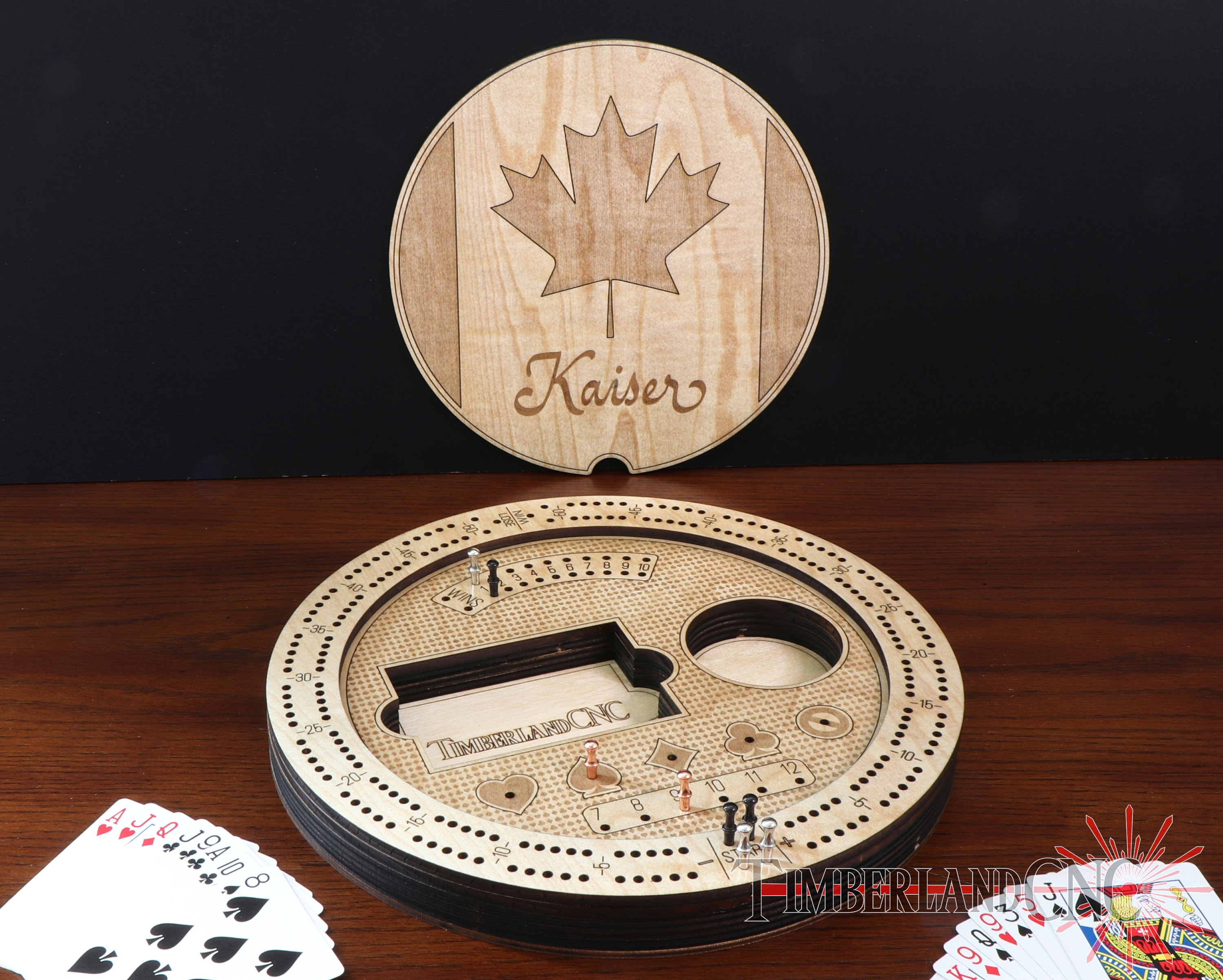 Kaiser Game Board, With Storage, Round, SVG, Laser Cutting File - Etsy