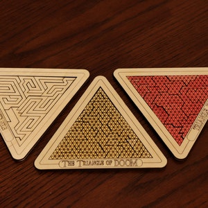 Triangle Puzzle, Tangle, Jigsaw Puzzle, SVG, Laser Cutting File - Etsy