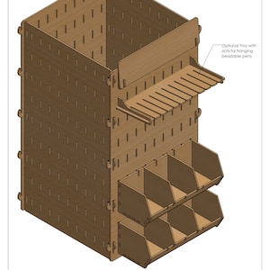 Modular Display Rack for Vendors, SVG, Laser Cutting File, Digital ...
