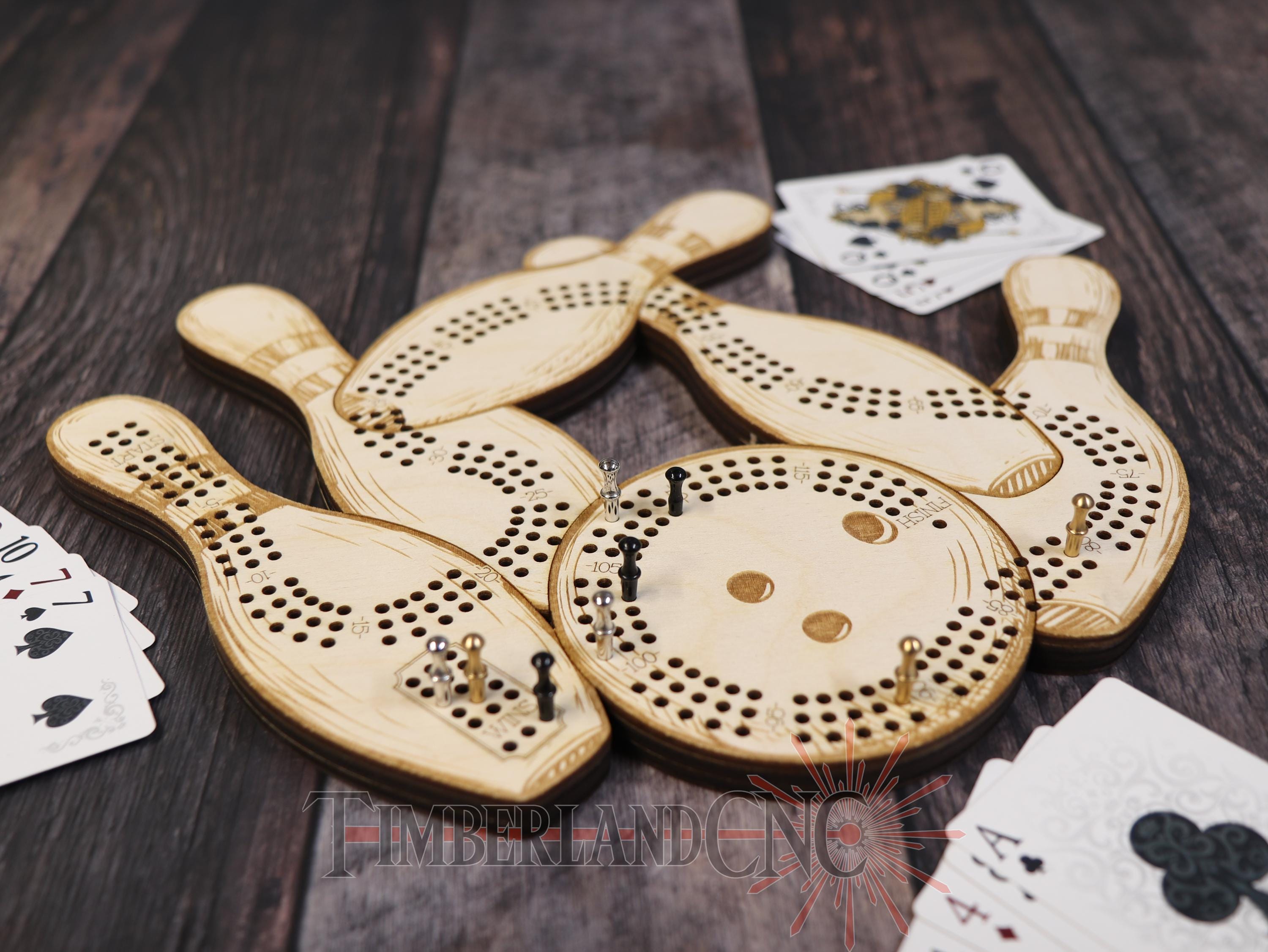 Bowling Cribbage Pattern, SVG, Laser Cutting File - Etsy