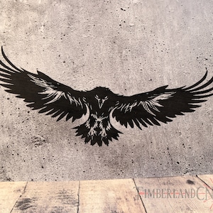 Eagle, Raven, Swooping Bird, DXF, SVG, Cutting Machine File - Etsy