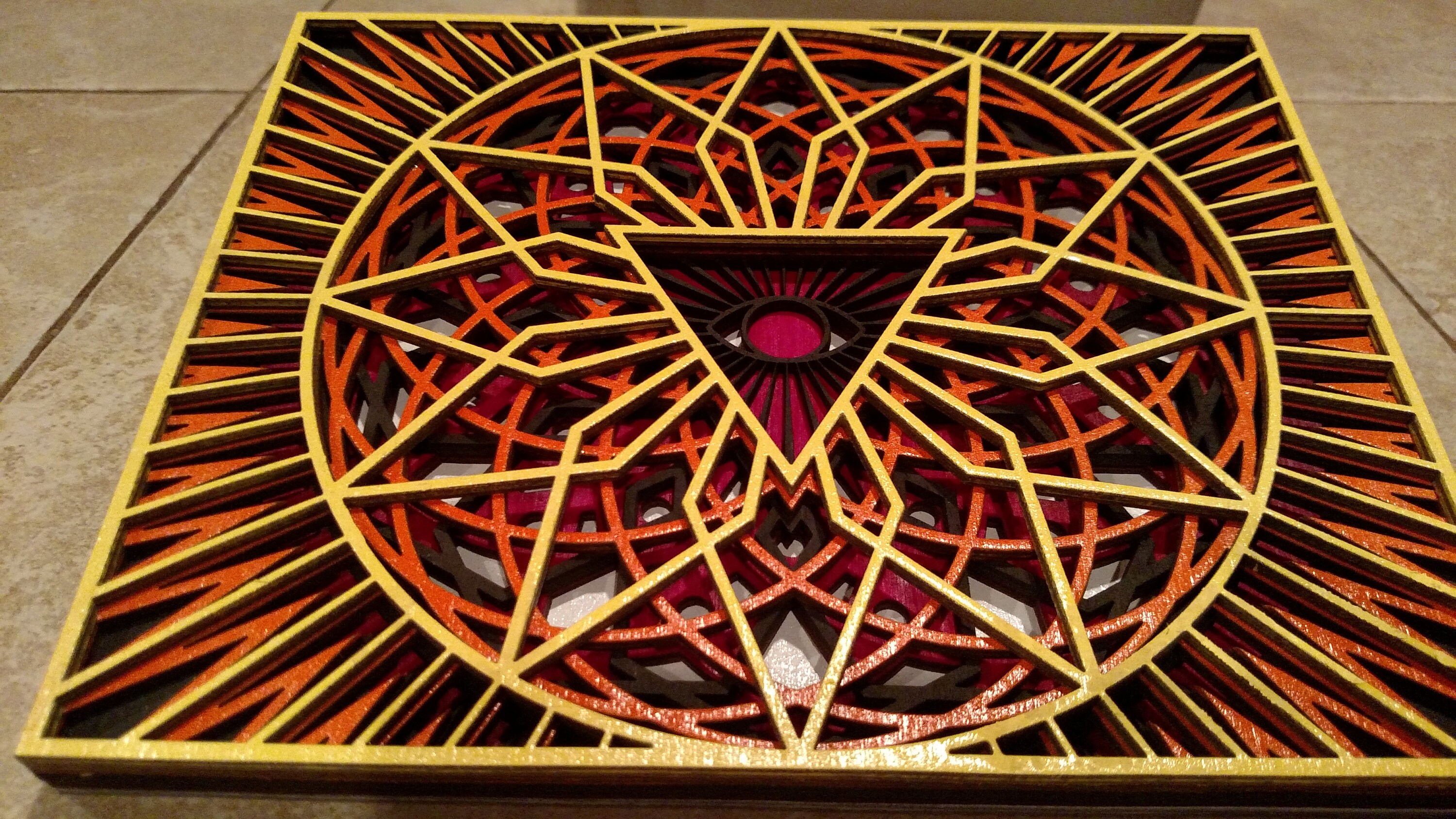 Multi Layer Mandala SVG. 5 Layers. Cutting File - Etsy