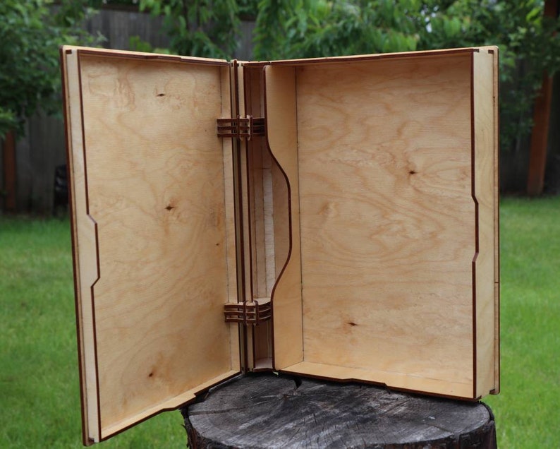 Book Box, Hidden Hinge, Comic Book and Magazine Sized, SVG, Glowforge ...