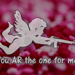 Cupid With Gun SVG, AR-15 Valentine, Gun Valentine SVG, Cutting File - Etsy