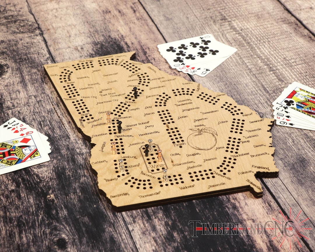 Georgia Cribbage Pattern, SVG, Laser/cnc Cutting File - Etsy