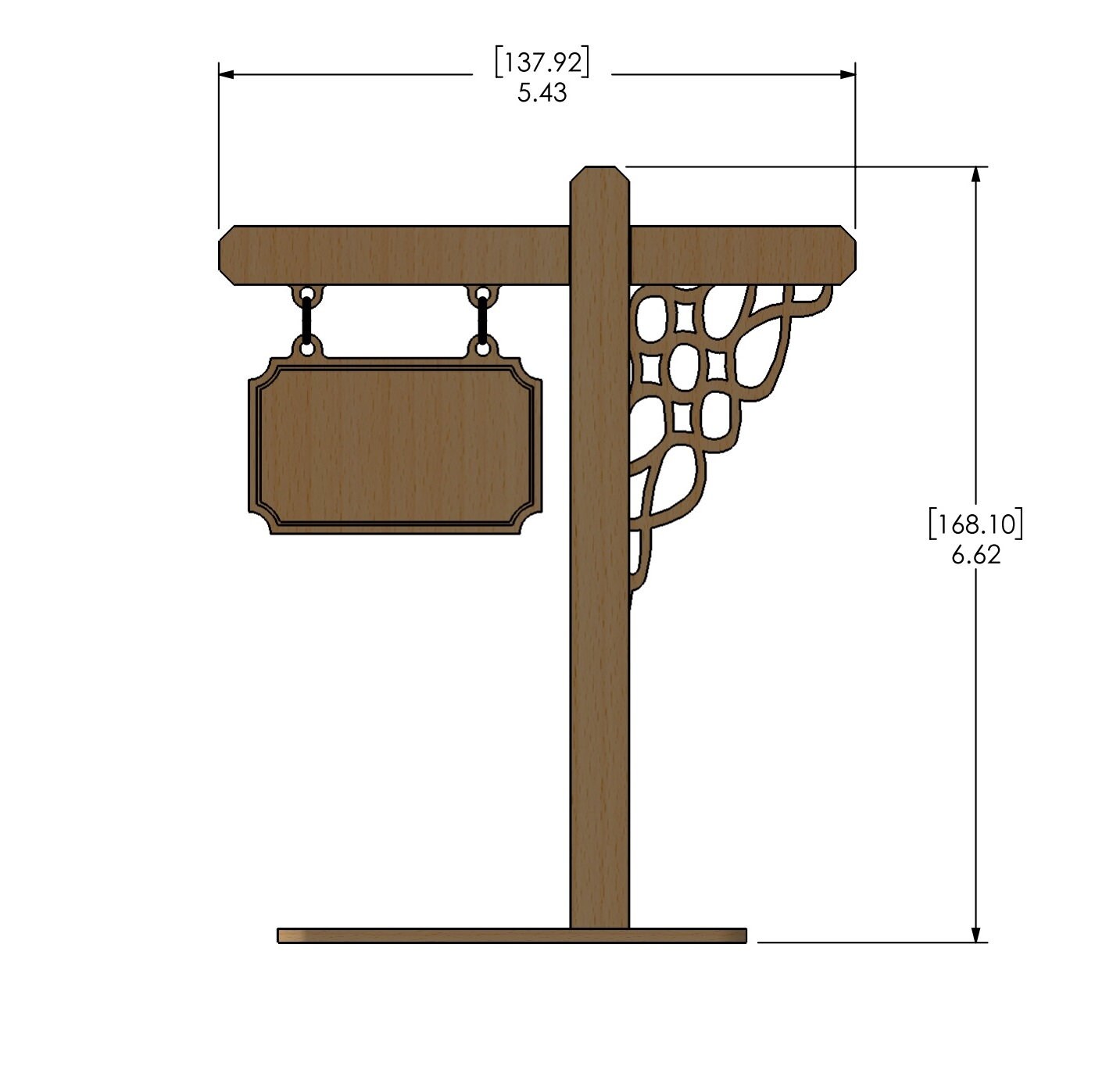Mini Sign Post, SVG, Laser Cutting File - Etsy