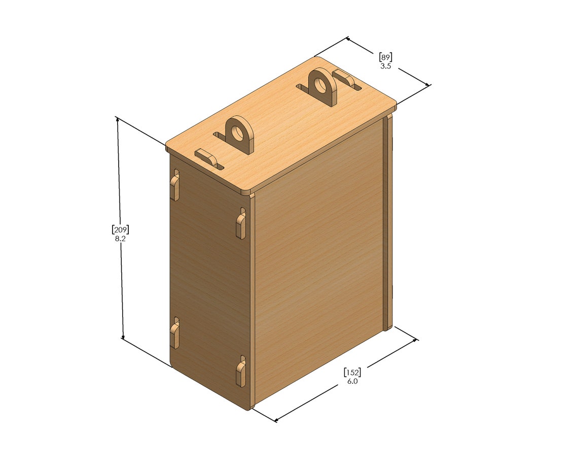 Slot-together Lantern, Alternate Sizes, SVG, CNC Router & Laser Cutting ...
