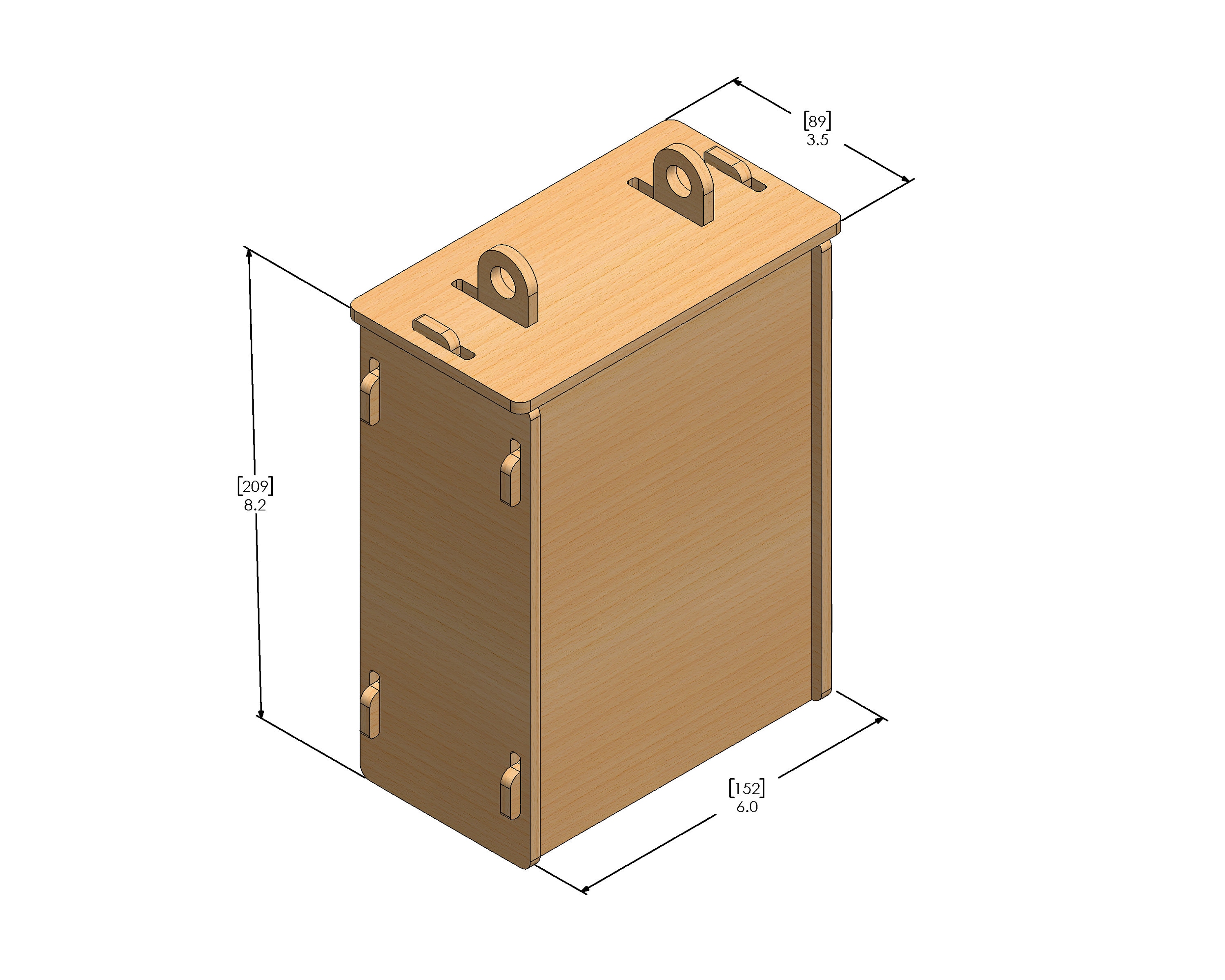 Slot-together Lantern, Alternate Sizes, SVG, CNC Router & Laser Cutting ...