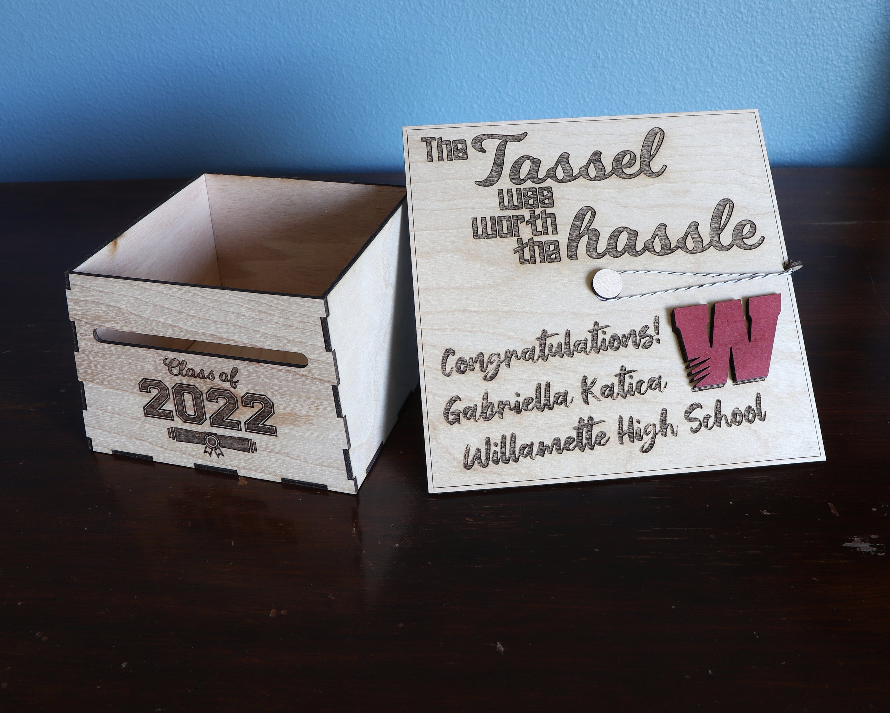 Graduation Cap Gift Box SVG Laser Cutting File - Etsy