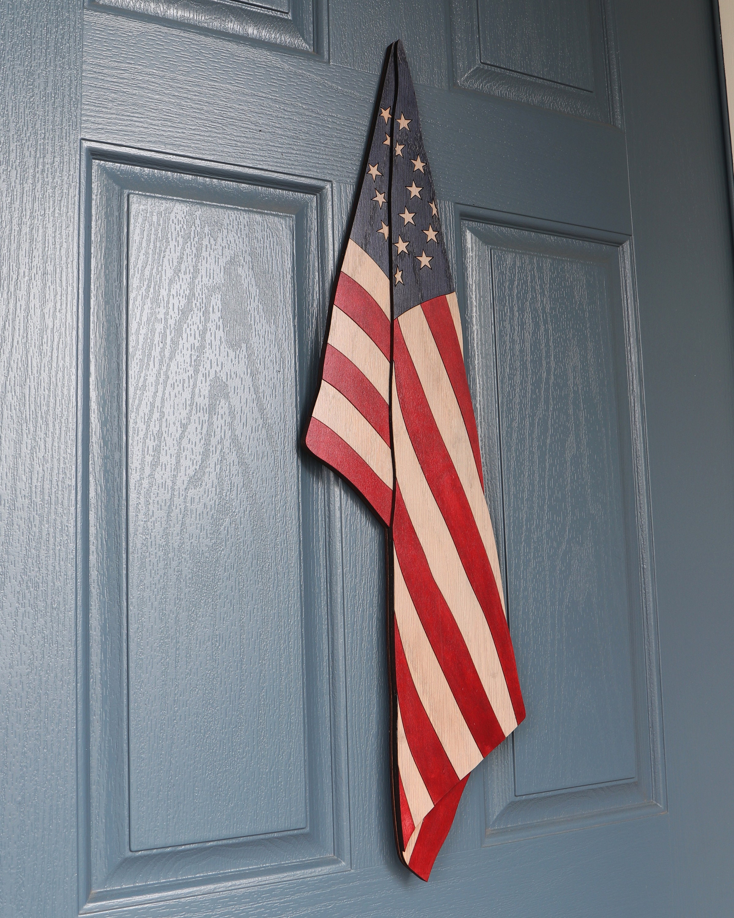 Hanging Flag Draped Flag SVG Laser Cutting File - Etsy