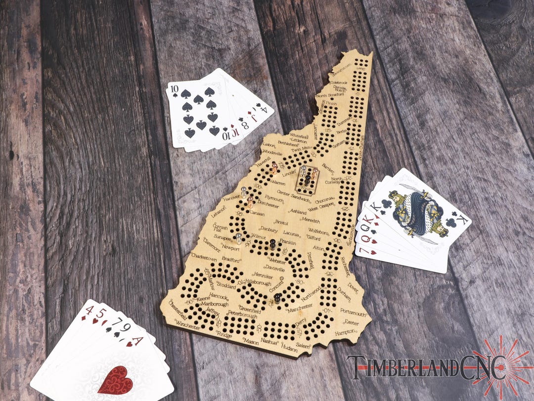 New Hampshire Cribbage Pattern, SVG, Laser Cutting File - Etsy