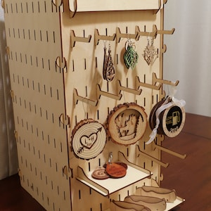 Modular Display Rack for Vendors, SVG, Laser Cutting File, Digital ...