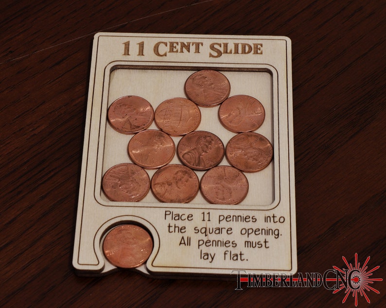 Penny Puzzle Circle Packing SVG Laser Cutting File - Etsy
