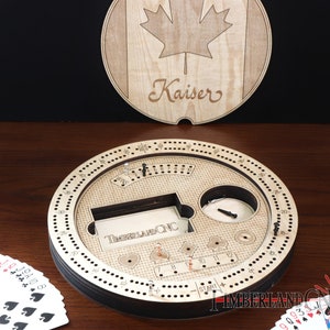Kaiser Game Board With Storage Round SVG Laser Cutting - Etsy Canada