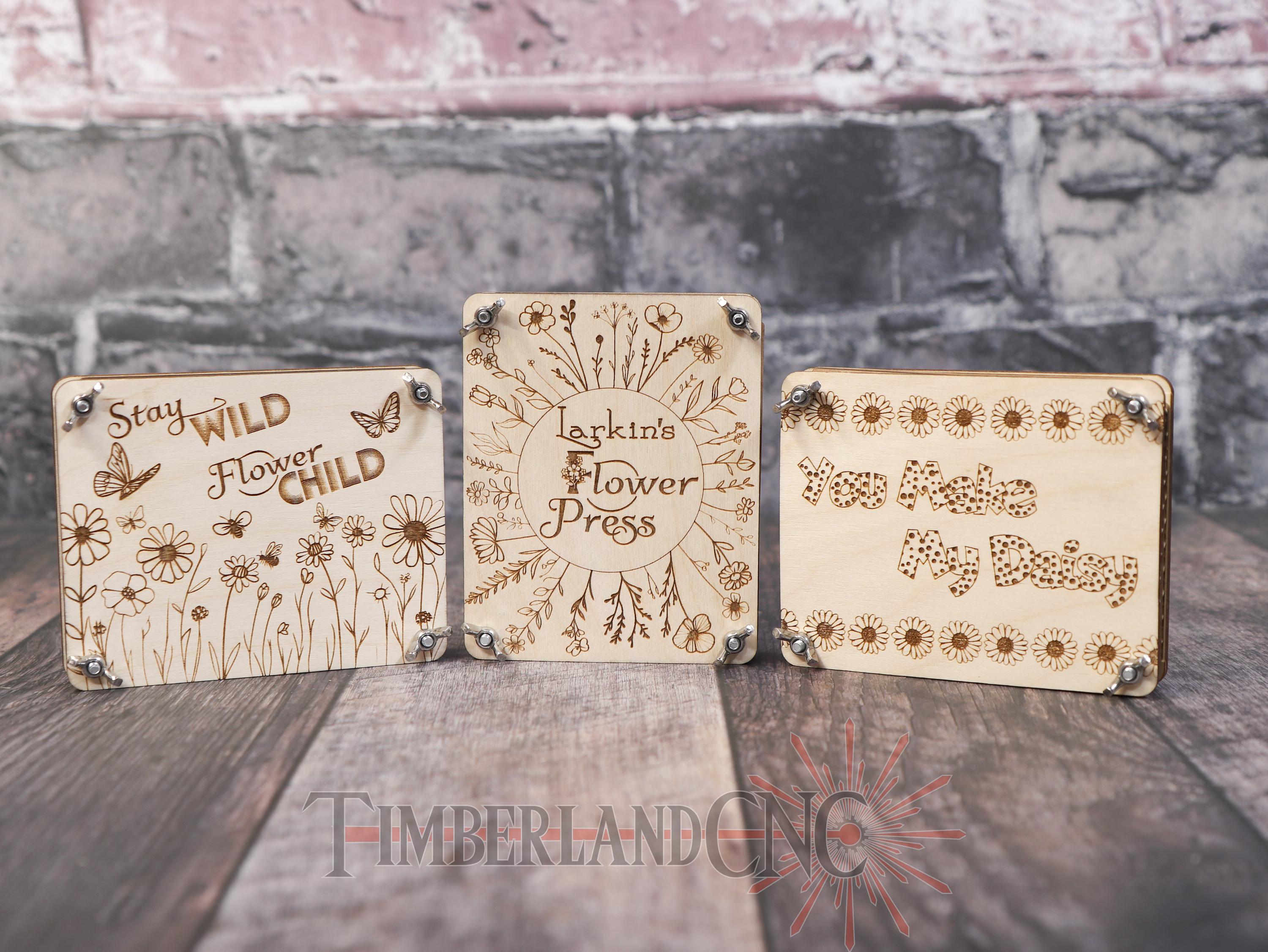 Flower Press, Compact, SVG, Laser Cutting File, Glowforge Project - Etsy