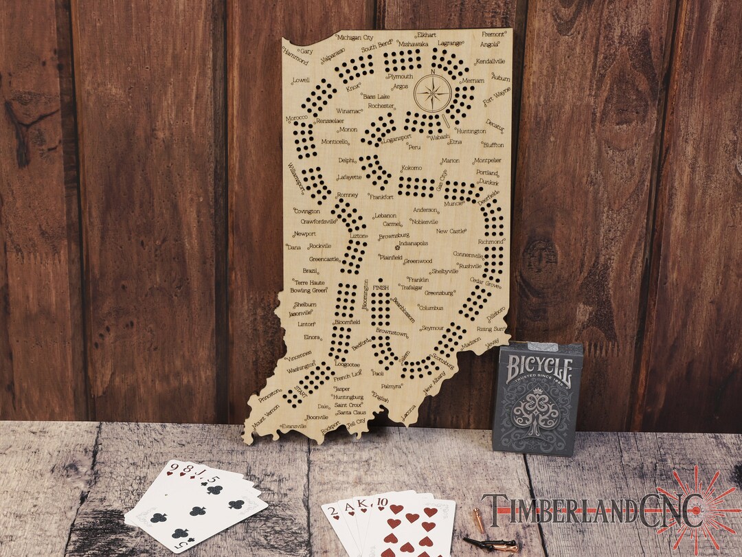 Indiana Cribbage Pattern, SVG, Laser/cnc Cutting File - Etsy