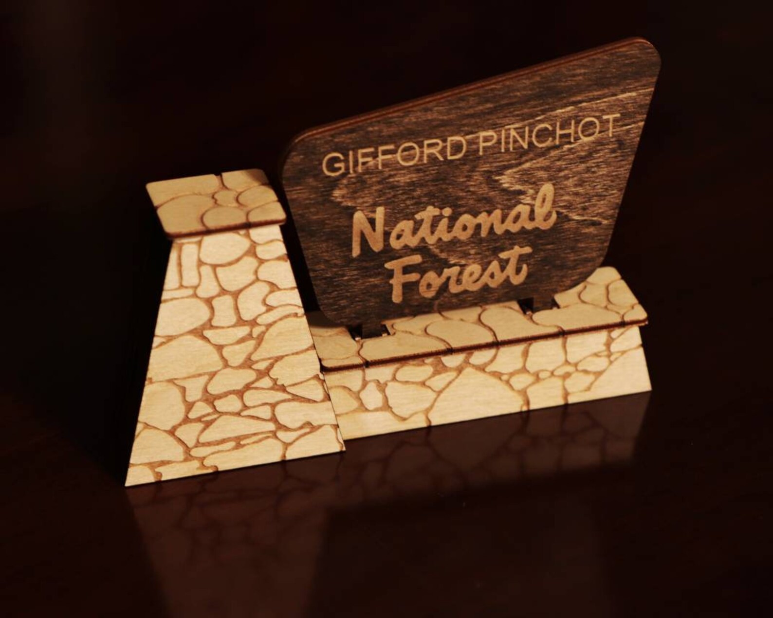 National Forest Sign Svg Laser Cutting File Desktop Sized - Etsy