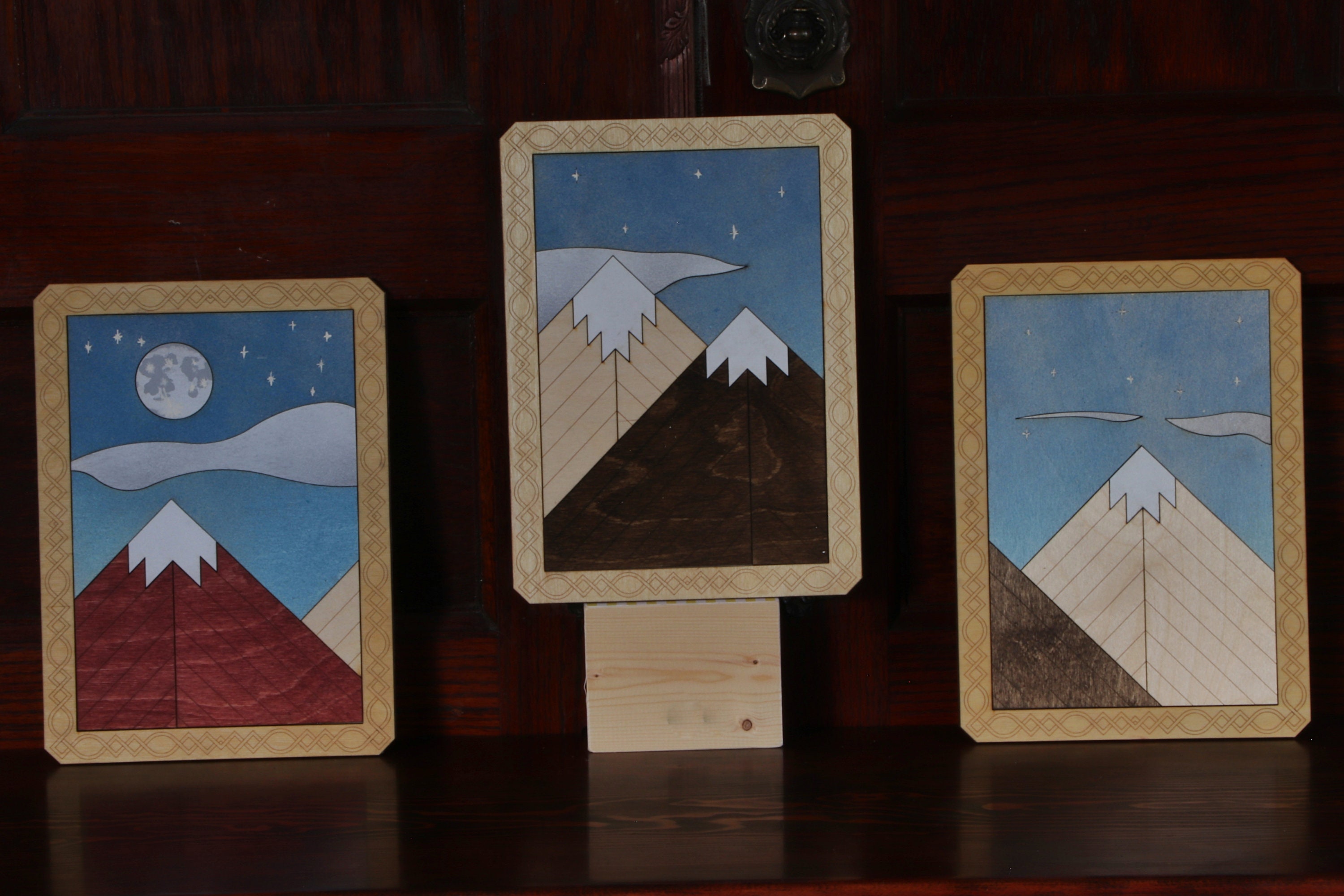 Mountains SVG, Night Sky, Laser Cutting File - Etsy