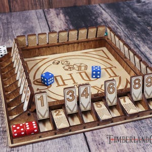 Shut the Box, Canoga, SVG, Laser Cutting File - Etsy