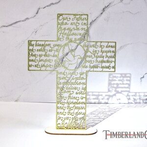 Lord's Prayer Cross, SVG, Laser Cutting File - Etsy